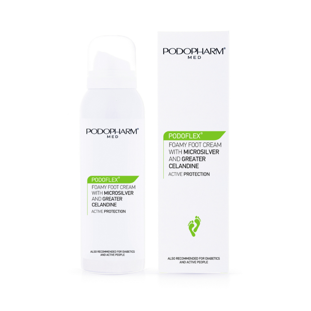PODOPHARM PODOFLEX Foamy Foot Cream with Microsilver and Greater ...